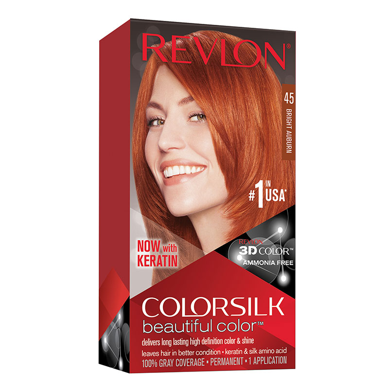 Revlon Colorsilk #45 Bright Auburn - northernsalesltd.com