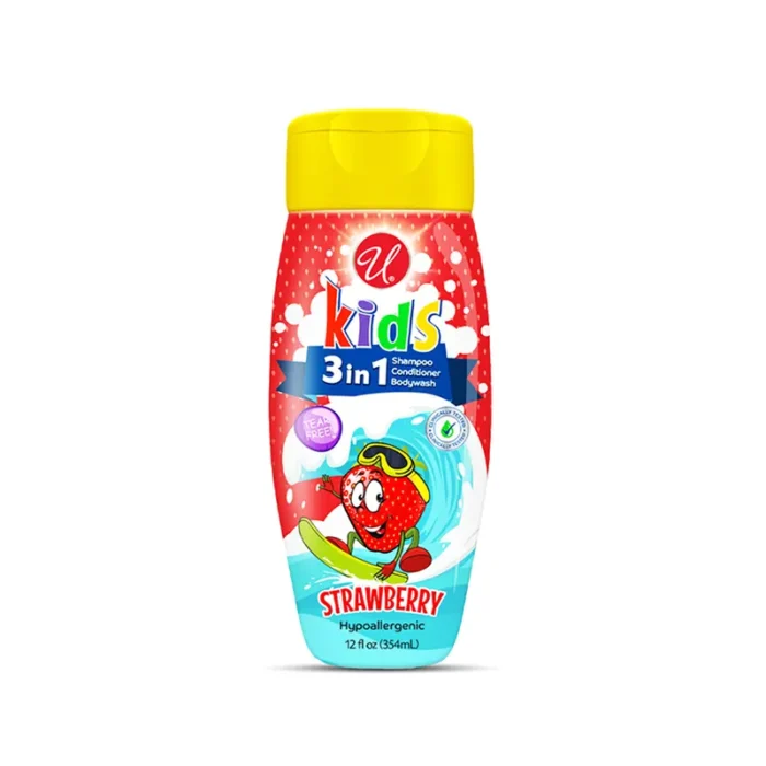 U Kids 3 in 1 Shampoo Strawberry - Northern Sales Ltd